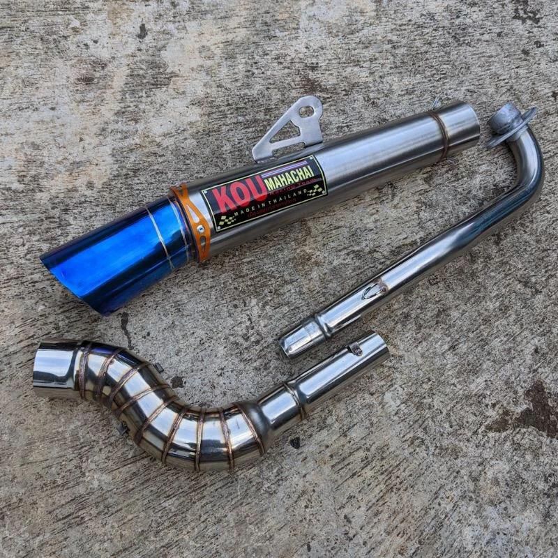 Open spec kou exhaust Pipe xrm 125 110 wave rs125 fury smash rusi dl100 ...