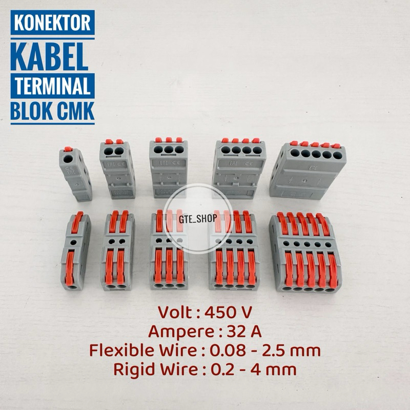 Electrical Cable Connector Terminal Block Connector CMK Wago Split Wire Connector Cable ...