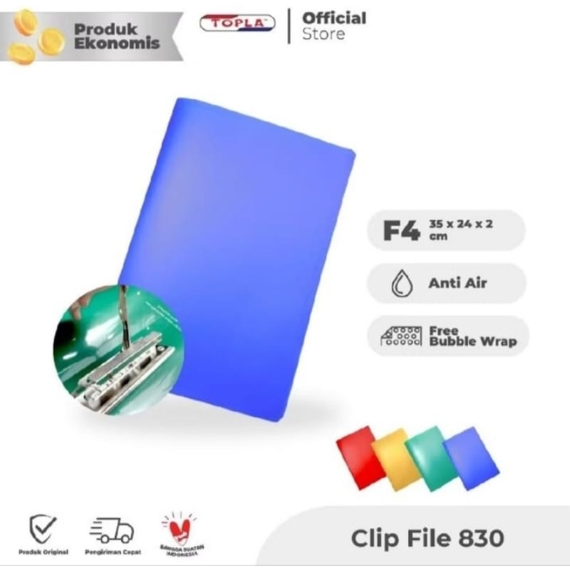 Topla CLIP FILES CERMAT folio CLIP document binding folder | Shopee ...