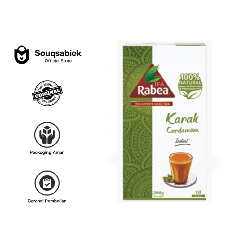 TEA RABEA CHAI KARAK SACHET | KARAK TEA 20 GRAM | Shopee Malaysia
