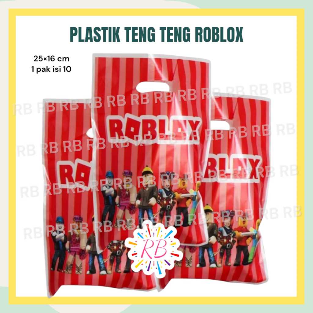 Roblox Birthday Plastic Contents of 10 / Character Children's Birthday ...