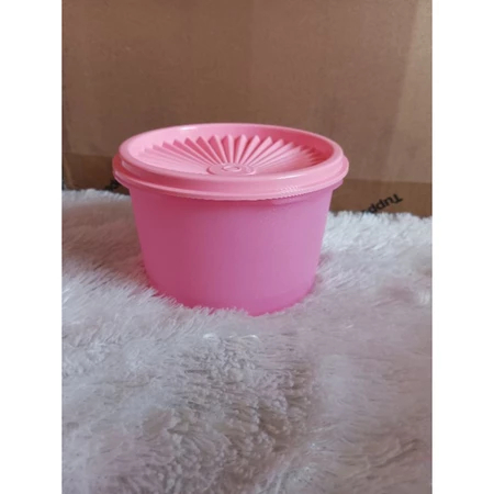 Tupperware Mini Deco Canister Pink Jar 600 ml 1 piece | Shopee Malaysia