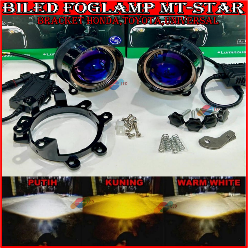 Original MT-STAR BILED FOGLAMP 50 WATT 3 COLORS BLUEENS FOGLAMP ALL ...