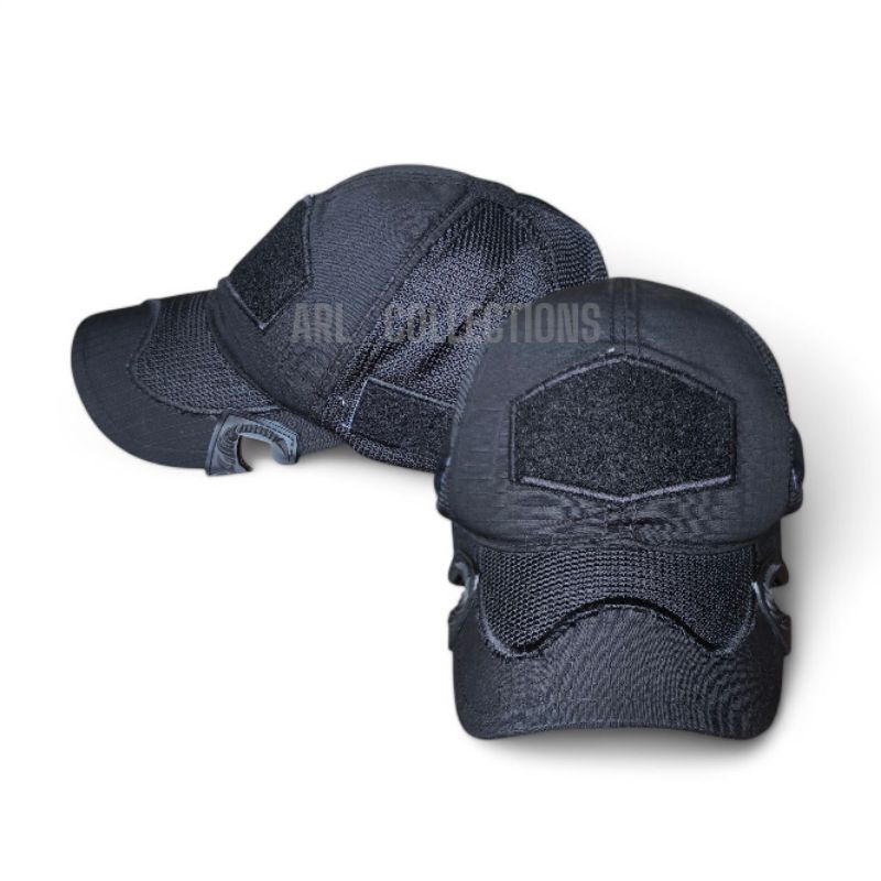 Plain black cordura combination mess baseball caps | Shopee Malaysia