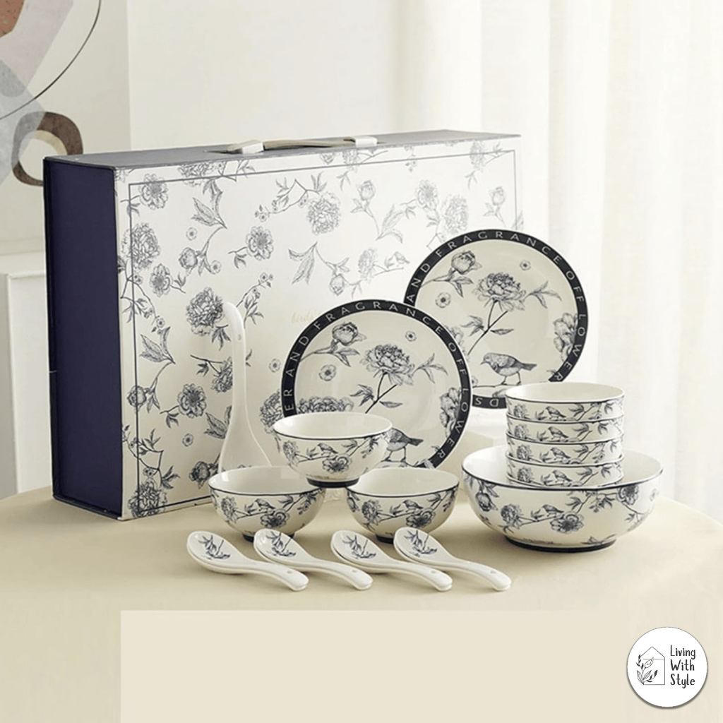 Living With Style - Clementine Gift Box Large Dining Set Premium ...