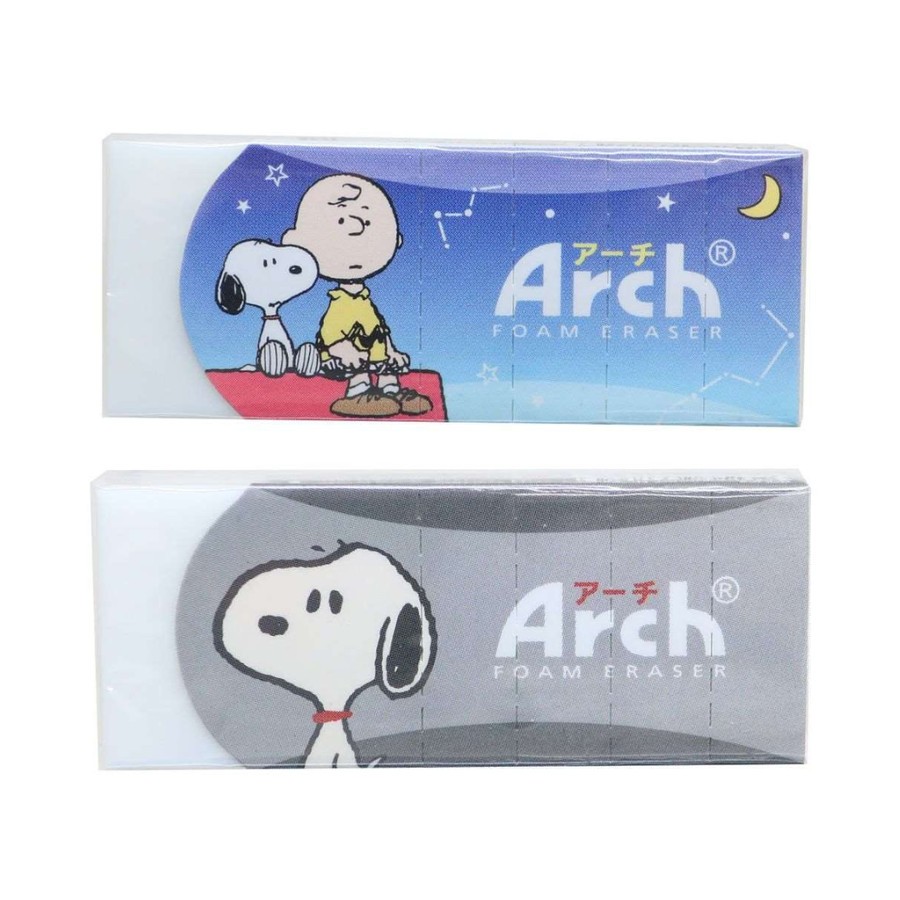 Sakura Arch Eraser Peanuts Snoopy Woodstock Night Sky Eraser Limited ...