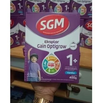 Sgm Gain OPTIGROW 1+ Vanilla 400gram (Exp 2026) | Shopee Malaysia