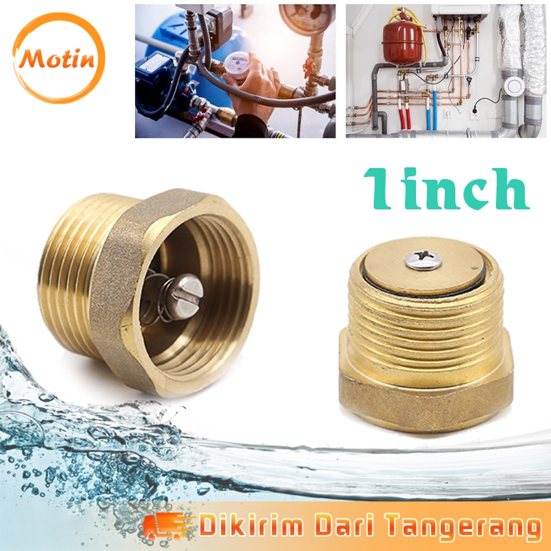 One Way Flow Brass Check Valve 1 Inch Brass Check Valve | Shopee Malaysia