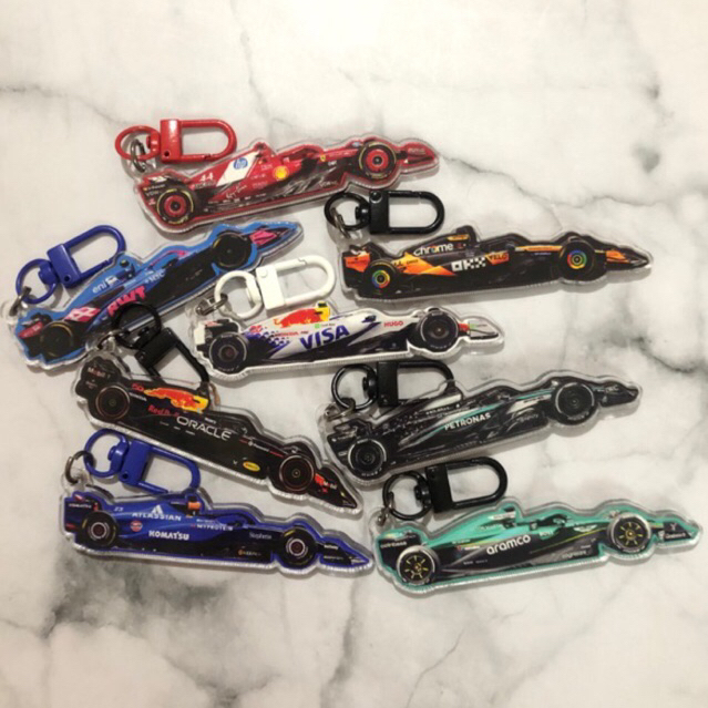 Premium keychain formula 1 car 2025 season 2 sides | Shopee Malaysia