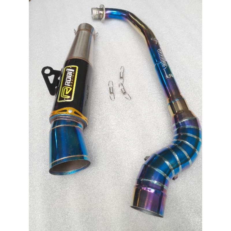 Robi1 Pipe canister contour open specs exhaust Pipe for Wave 125 Xrm ...