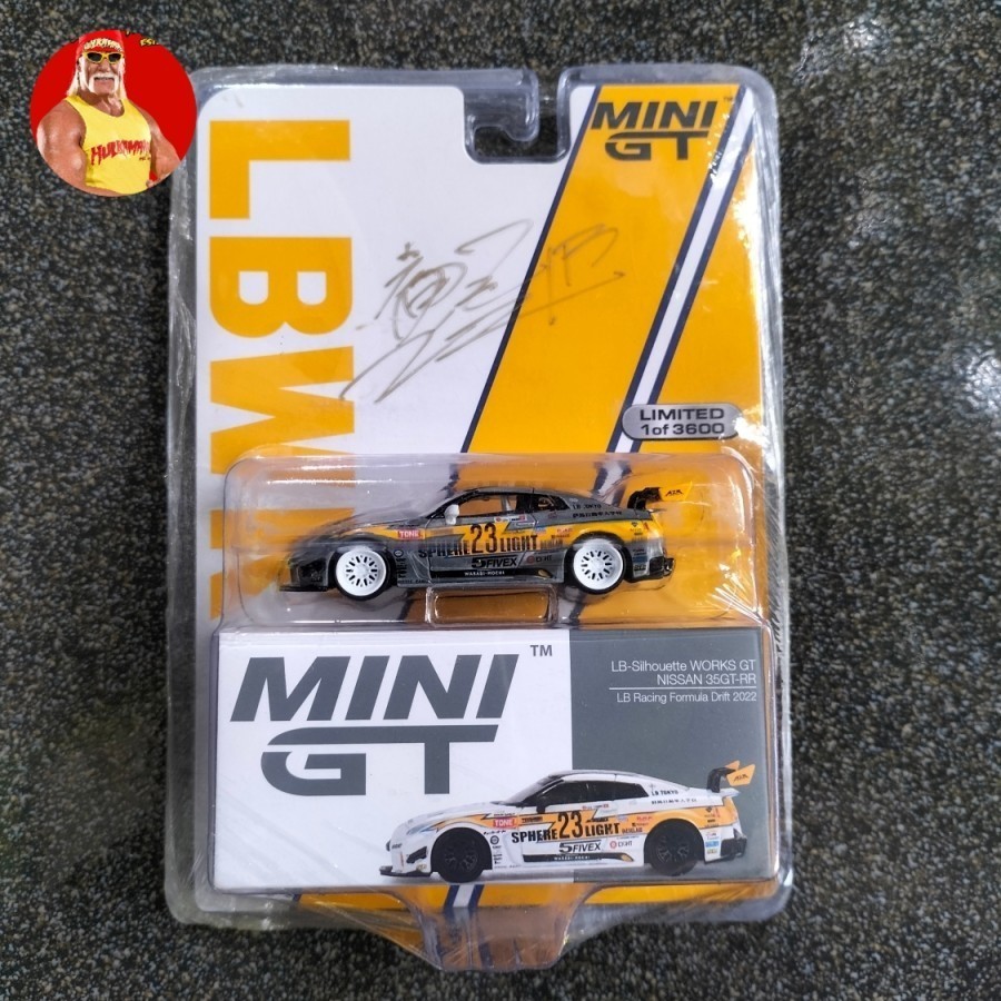 Mini gt lbwk r35 drift formula chase sign kato | Shopee Malaysia