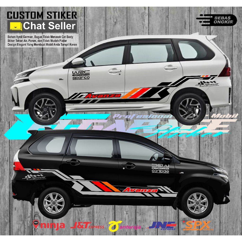 Avanza car sticker list toyota avanza car sticker avanza car sticker ...
