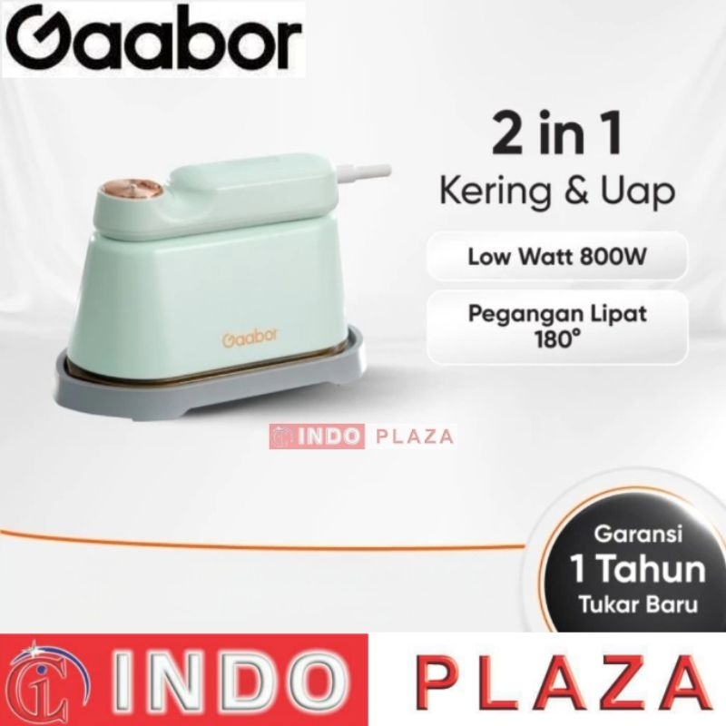 Gaabor STEAM IRON 2 in 1 HM-M01A Portable 800 W (Wet and Dry) | Shopee ...