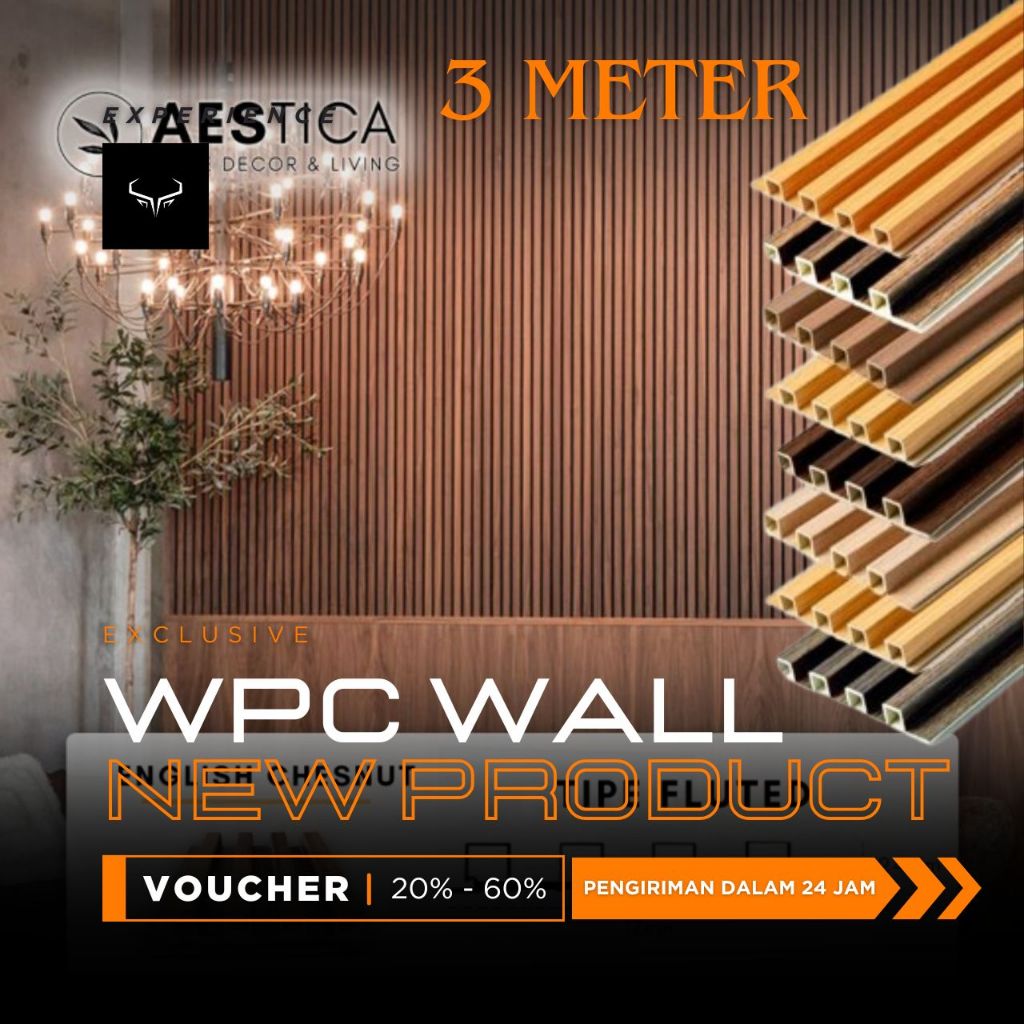 EX WPC Wood Panel WPC Wall Panel 290cm x 15cm x 18mm Premium Wood WPC ...