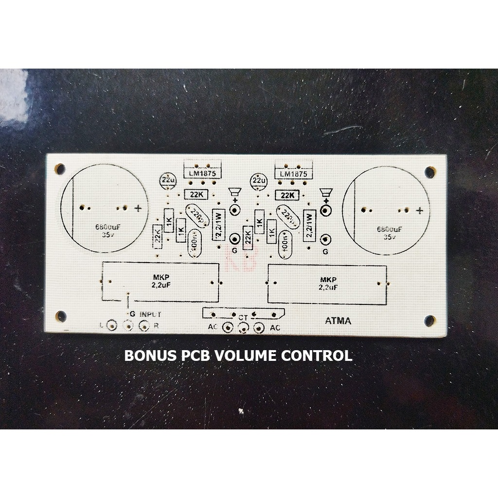 Gainclone Amplifer LM1875 TDA2050 Stereo PCB Fused With Direct PSU Connect Transformer Bonus PCB ...