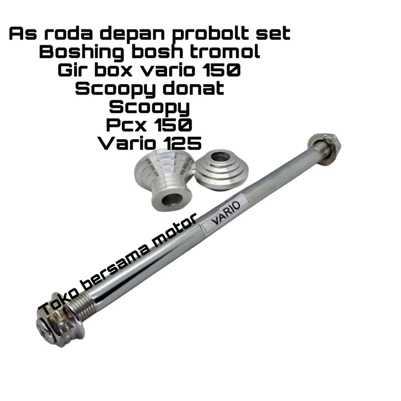 Probolt FRONT AXLE SET BOSHING HONDA VARIO 125 VARIO 150 SCOOPY SCOOPY ...