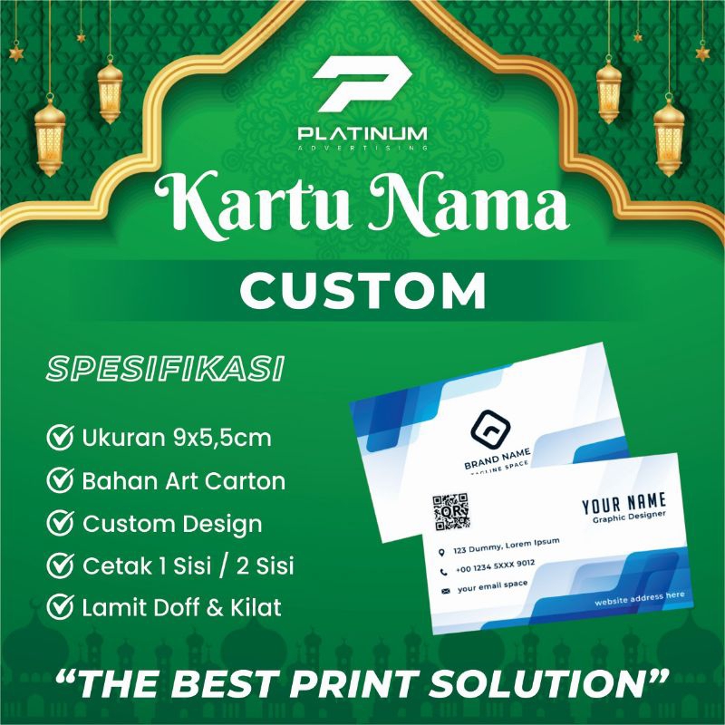 Print NAME CARDS IN ART CARTON MATERIAL - FREE DESIGN - NAME CARD ...