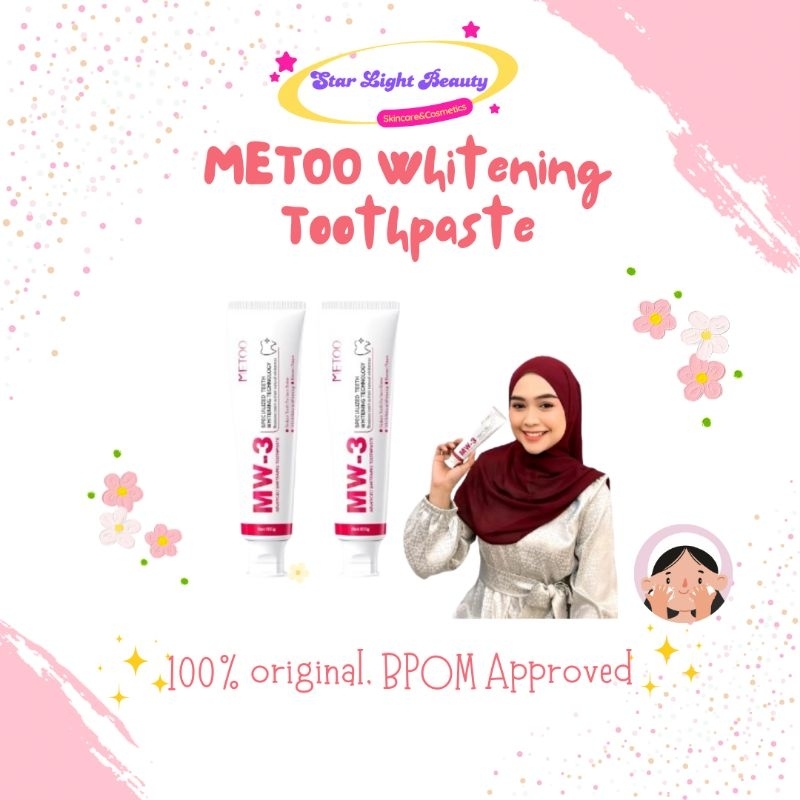 Metoo MW-3 Advanced Whitening Tooth Paste Odol Whitening teeth metoo ...