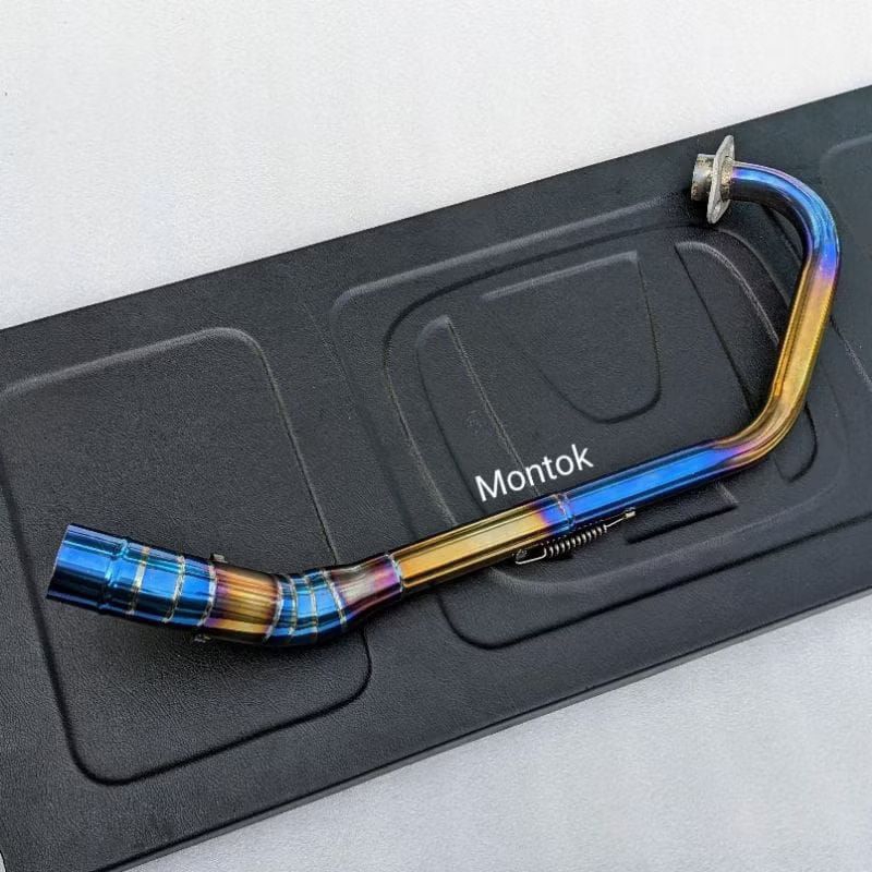 Open pipe big elbow 51mm stainless for Tmx 125/155 Rusi tc 125/150 ...