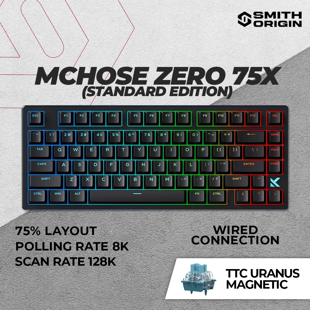 Mchose Zero 75X Standard Magnetic Switch Rapid Trigger Hall Effect Gaming Keyboard | Shopee Malaysia