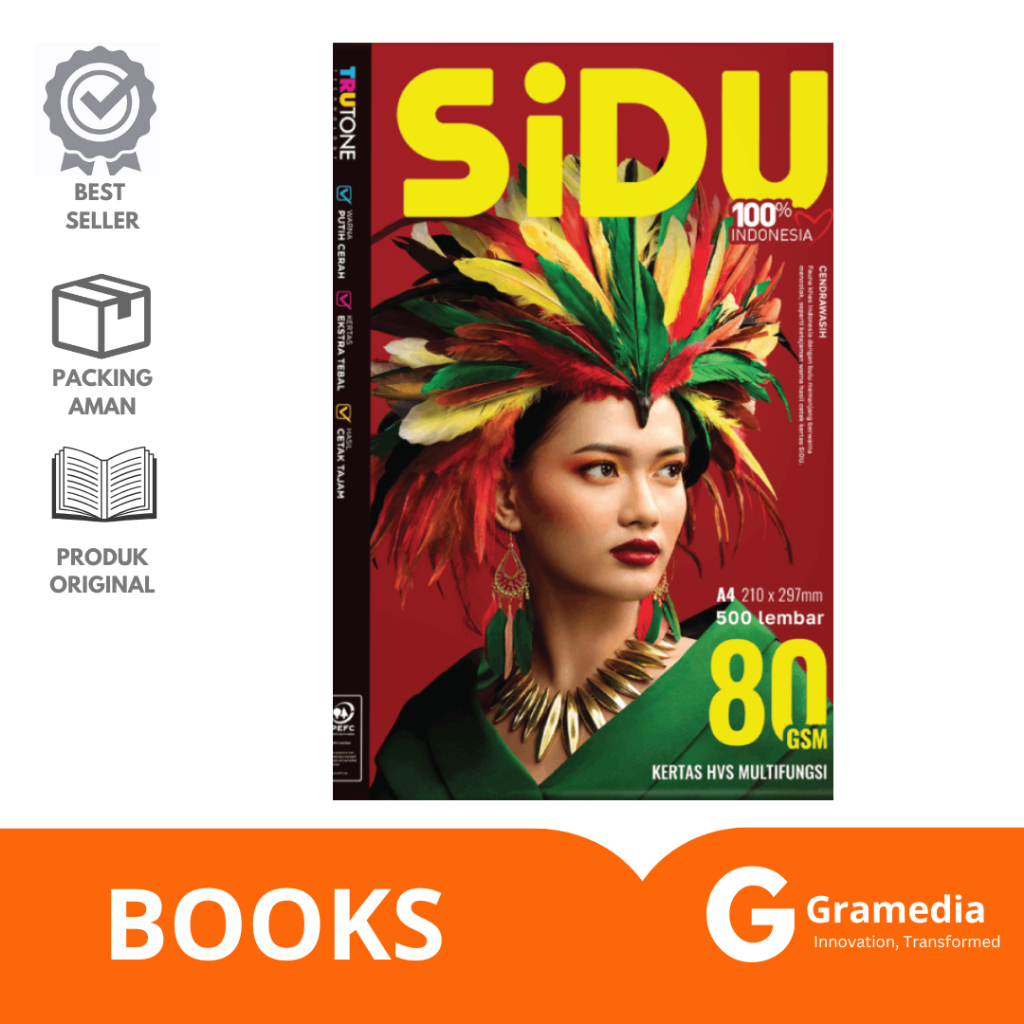 Gramedia Lampung - HVS Sidu A4 80 GSM Paper | Shopee Malaysia
