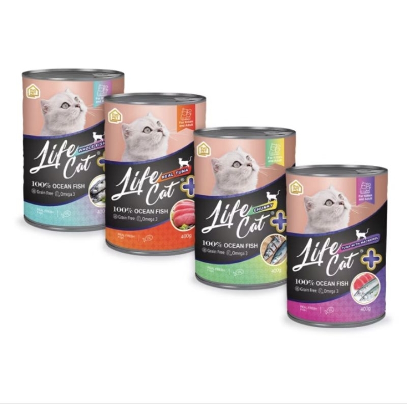Lifecat PLUS LifeCat+ Can 400gram | Shopee Malaysia