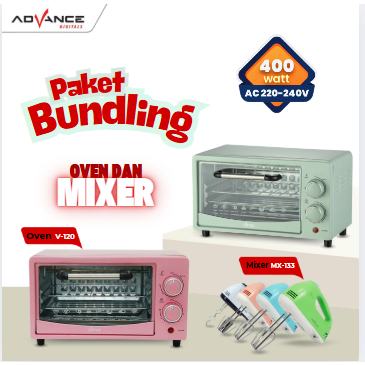 【Can be sent today】Oven+Mixer Advance Electric Oven 400W Low watt ...