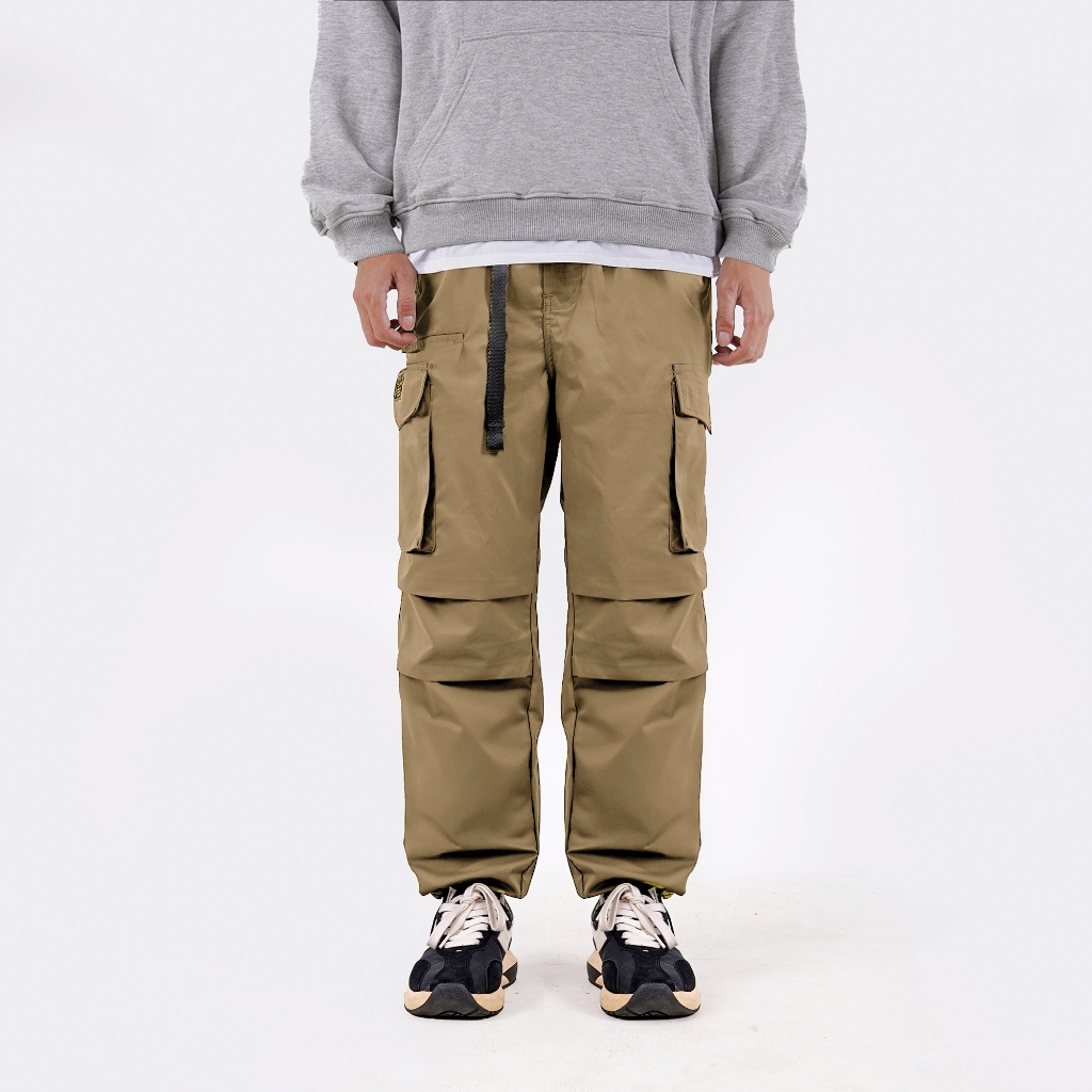 House of Smith Men's Long Cargo Pants - Talon Cargo Mocca Wide Pants ...