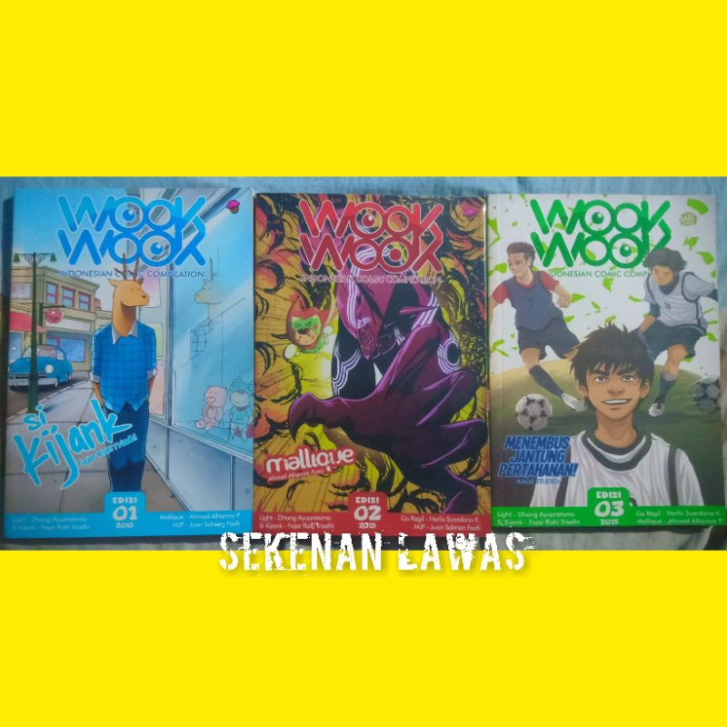 Wook Wook Comics Volumes 1 - 3 (Good) | Shopee Malaysia