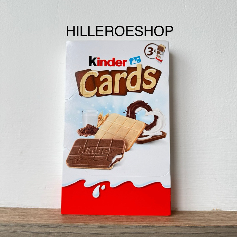 Chocolate KINDER CARDS 76,8GRAM CRISPY WAFER WITH MILKY CHOCOLATE 76 ...
