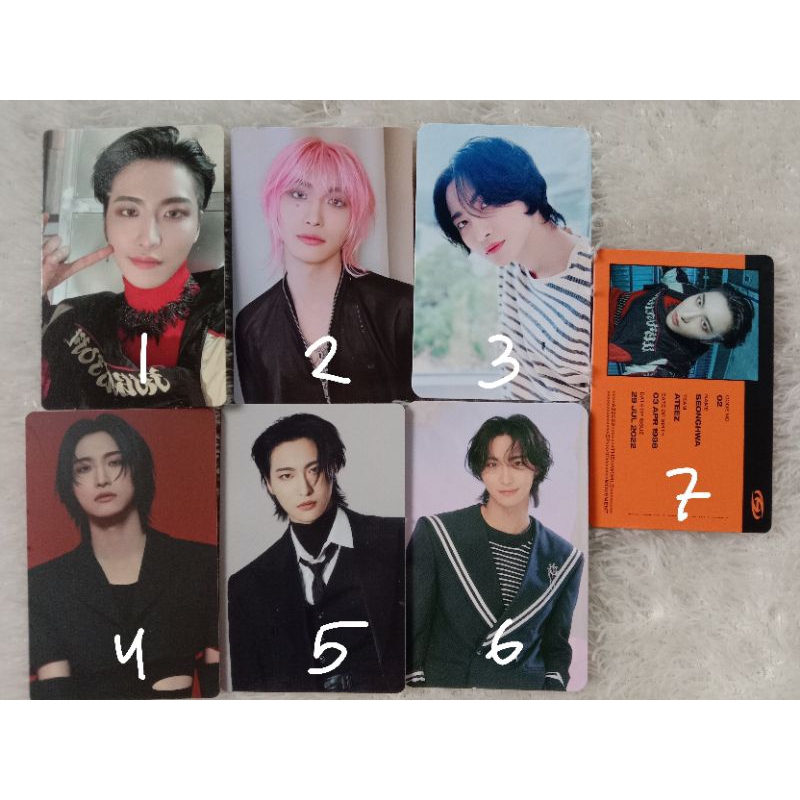 Ateez Seonghwa Outlaw Golden Hour Noteez Pc Photocard | Shopee Malaysia