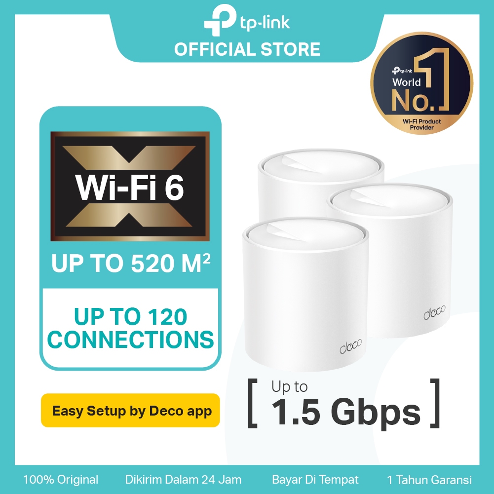 TP-Link Deco X10 | AX1500 Mesh WiFi 6 System | Dual Band | Gigabit ...