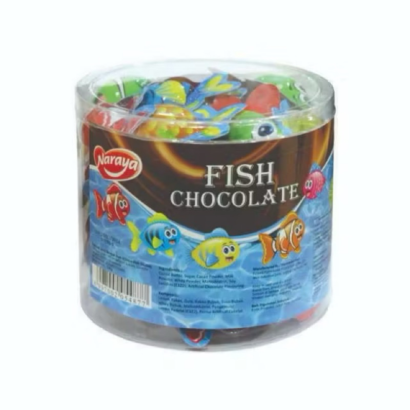 Naraya milk chocolate fish shape fish chocolate | Shopee Malaysia