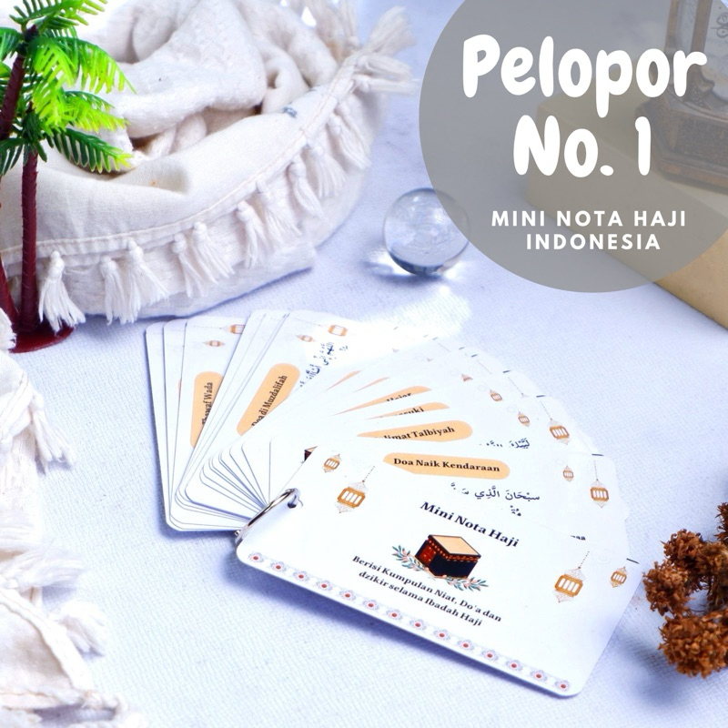 Mini Note Hajj Card | Hajj pillar prayer reading | Hajj Guide | Shopee ...