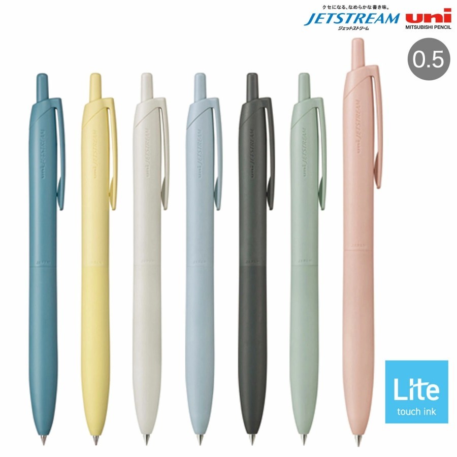 Uni Jetstream Lite Touch Ink Single Color Light Ballpoint Pen 0.5mm 0 ...