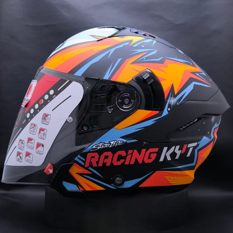 New NFJ Helmet JAUME MASIA MOTIF 2021 | Shopee Malaysia