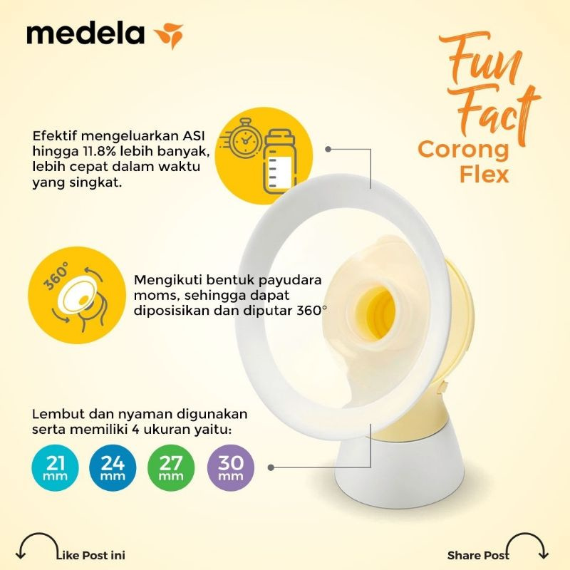 Medela Flex FUNNEL / Medela PersonalFit Flex Breast Shield CONTENTS 1 FUNNEL | Shopee Malaysia