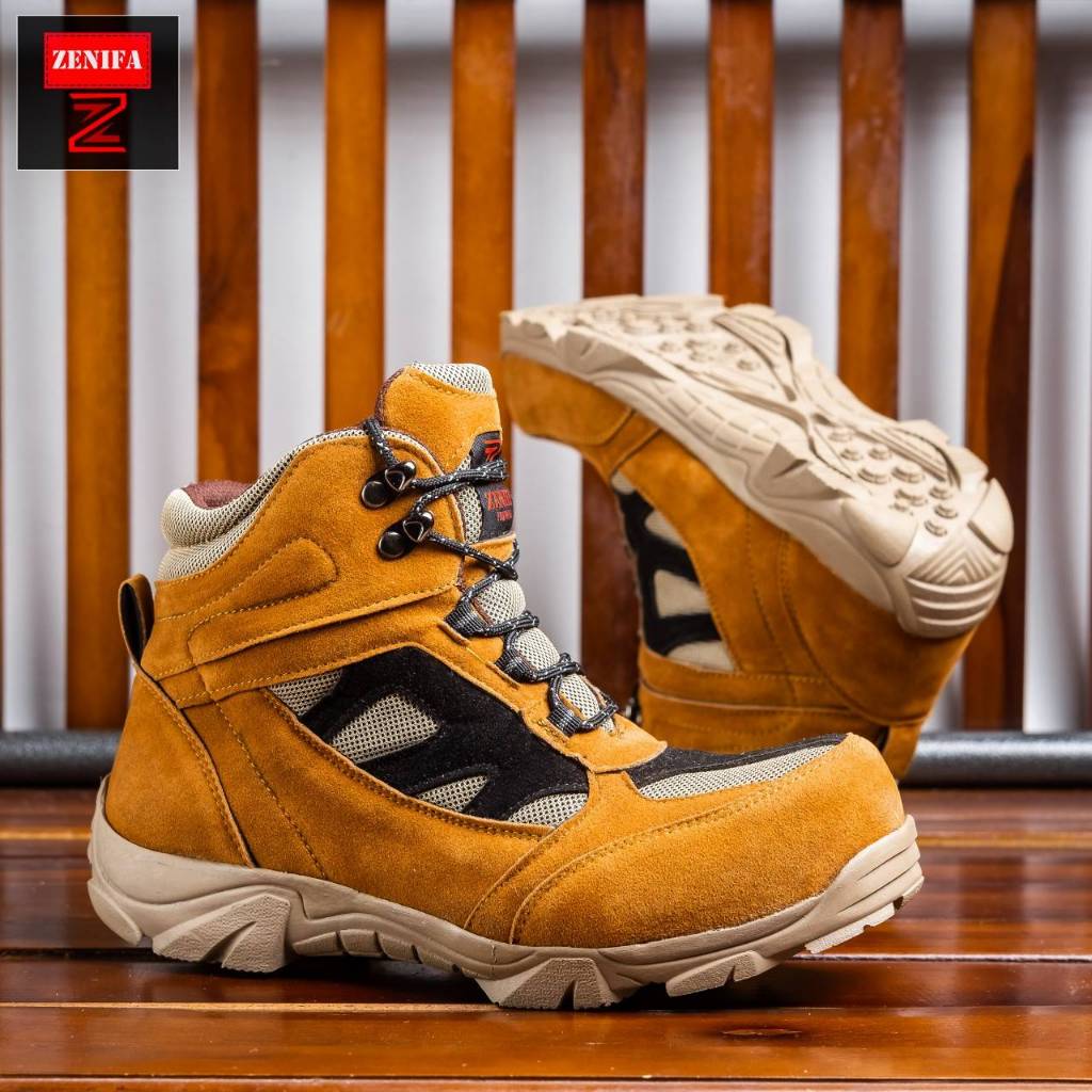 Zenifa Tactical Latest Original Steel Toe Men's Outdoor Safety Shoes ...