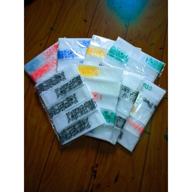 Ice Plastic Screen Printing (Contains 100 can be Customized) | Shopee ...