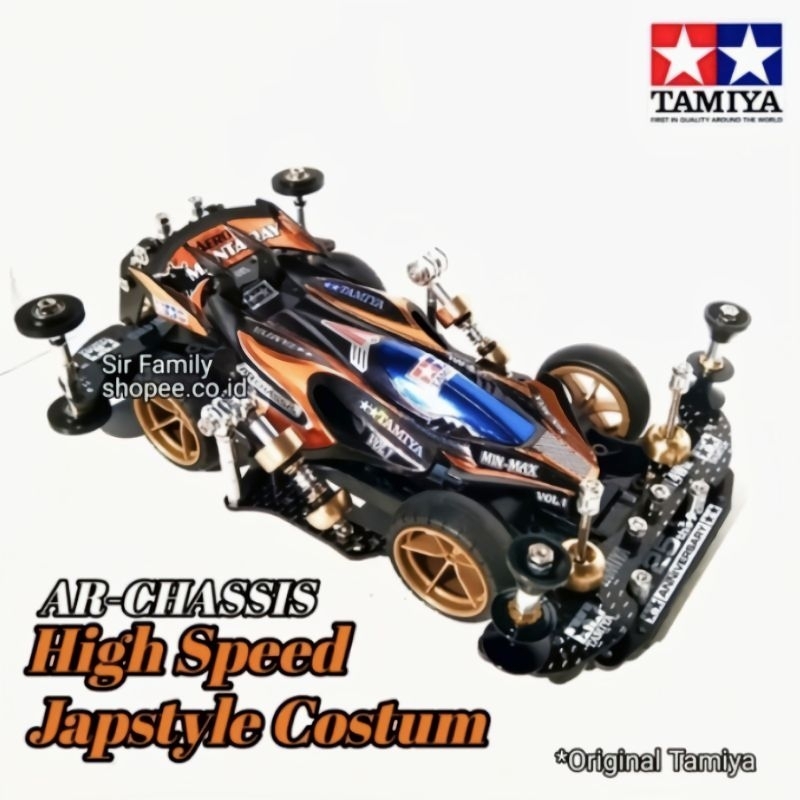 Original Tamiya Japstyle _ Tamiya AR-Chassis _ Tamiya Side Damper + / B ...