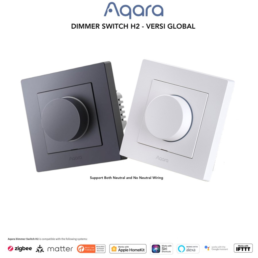 Global version Aqara Rotary Dimmer switch H2 Dimmer switch | Shopee ...