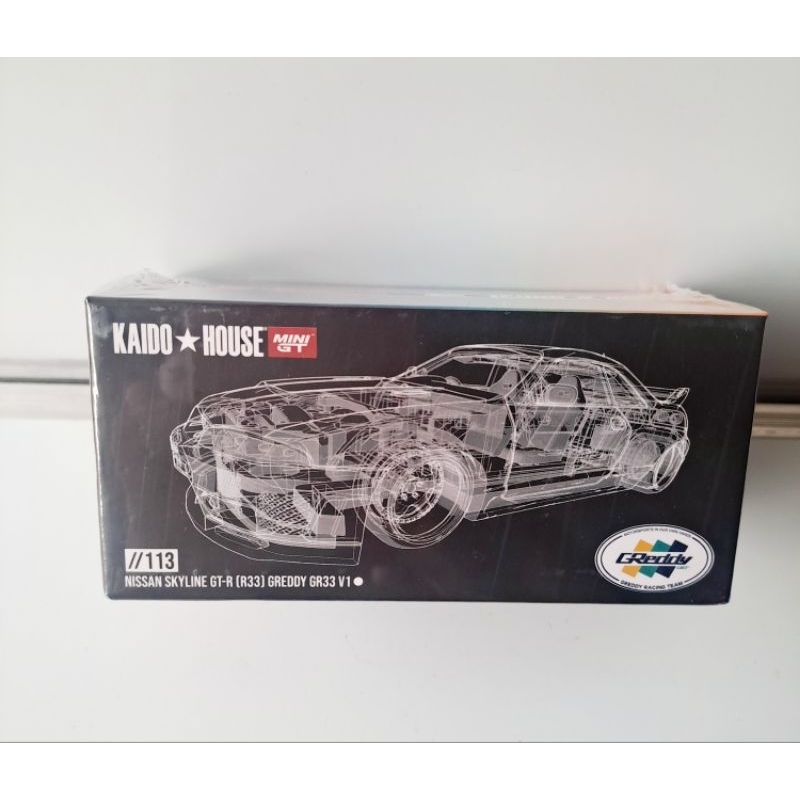 Mini GT Kaido House Nissan Skyline R33 Greddy | Shopee Malaysia