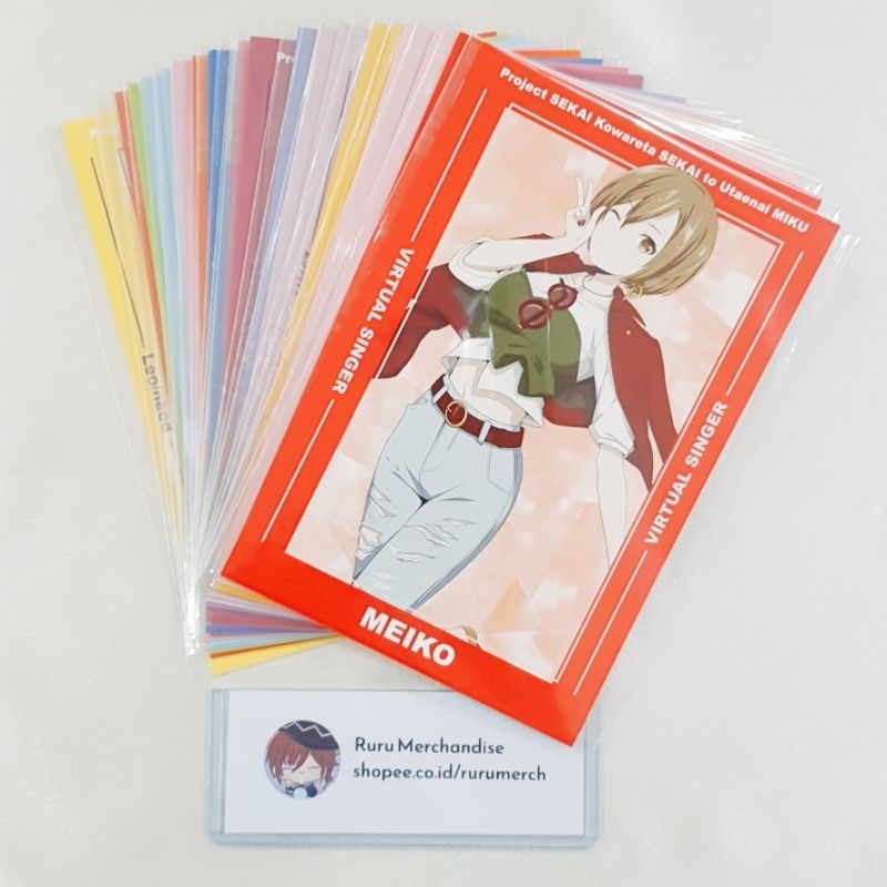 Project Sekai Proseka Movie Postcard Kowareta Sekai to Utaenai Miku ...