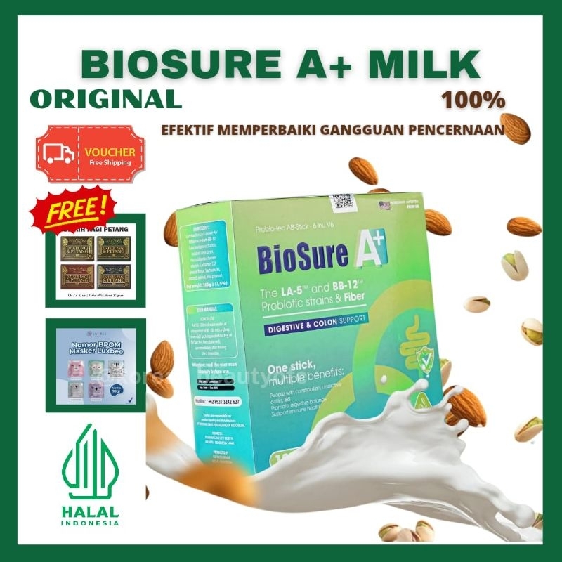 ORIGINAL BIOSURE A+ MILK PROBIOTIC MILK PREVENT DISORDERS LARGE ...