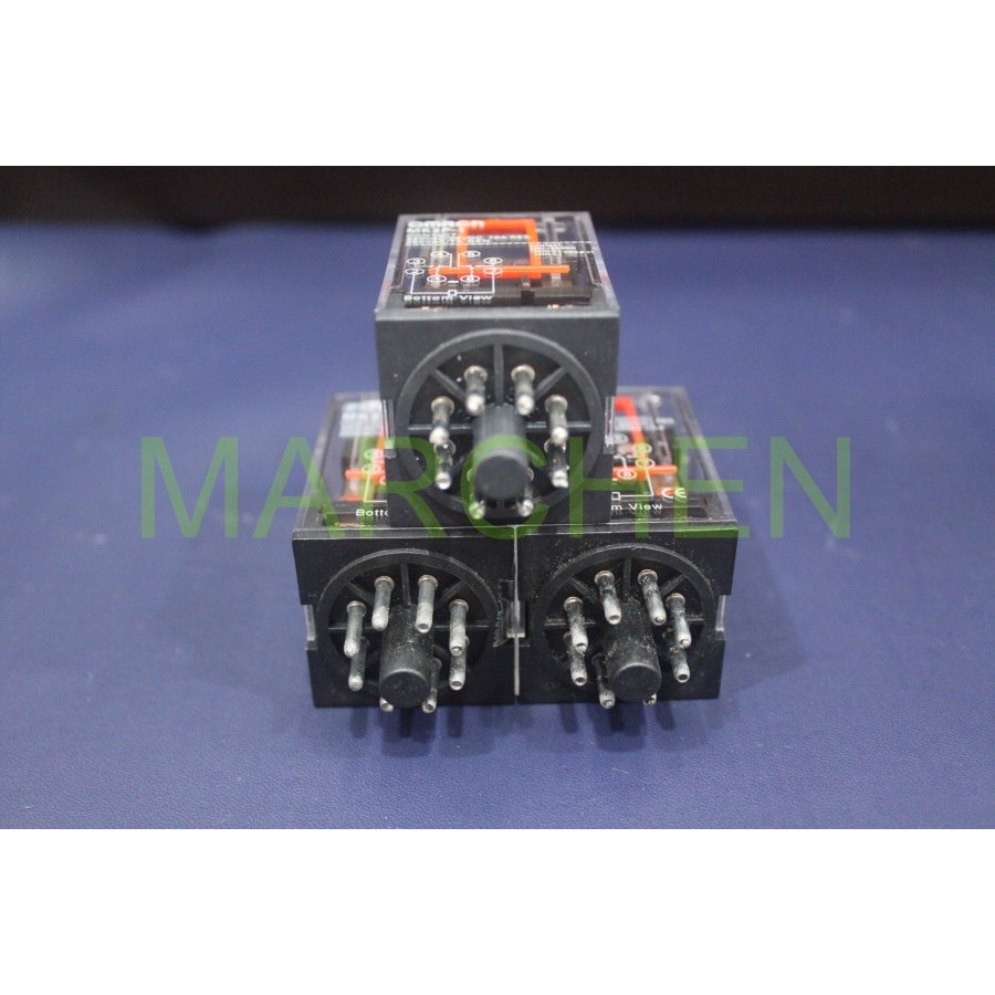 Relay MK2P LEG 8 PIN 220VAC 24VDC 12VDC FORT | Shopee Malaysia