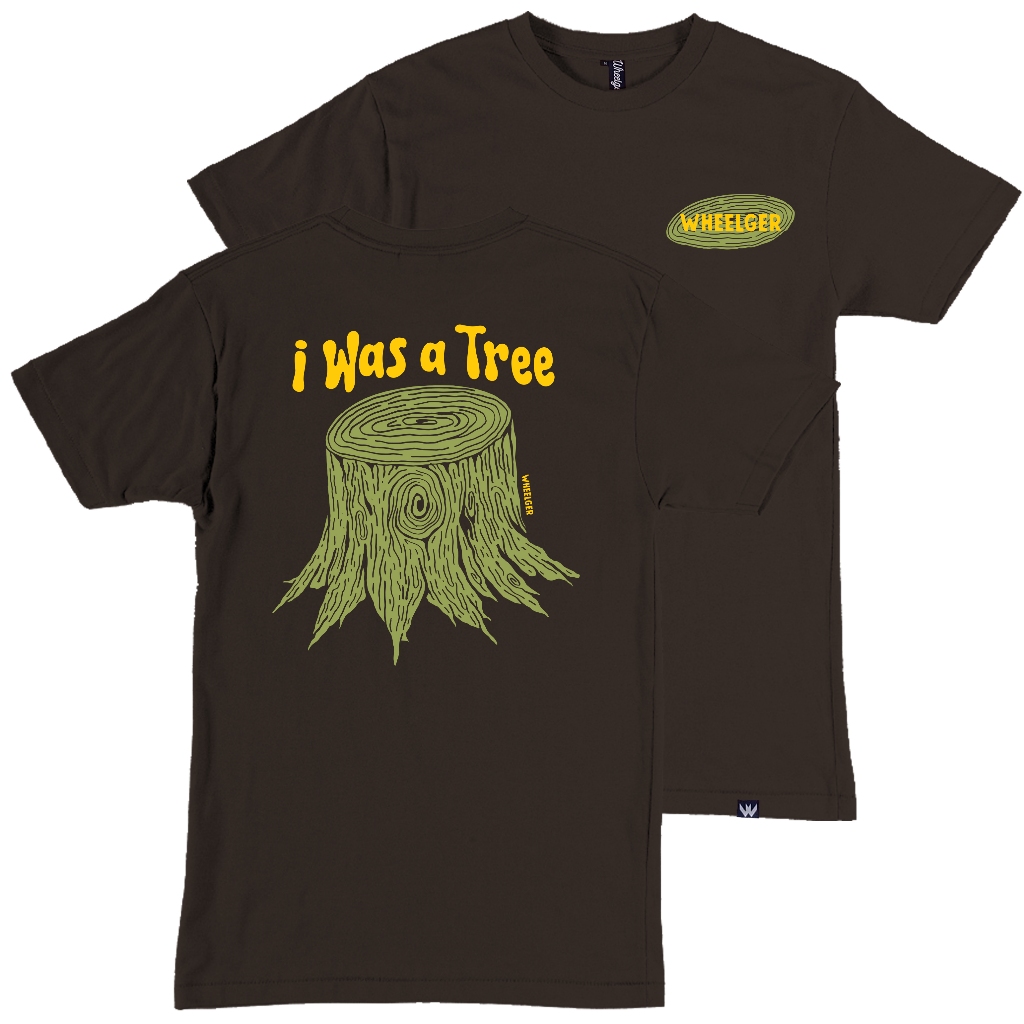 Wheelger I Was A Tree Tshirt - (MOUNTAIN T-SHIRT) | Shopee Malaysia