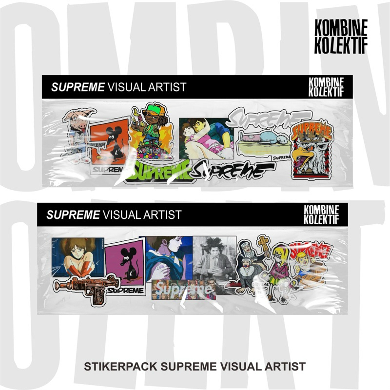 Supreme Visual The Artist Stickerpack | Shopee Malaysia