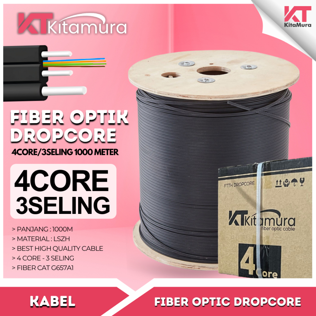 KITAMURA 4CORE 3Selling Dropcore Cable 1000 Meters | Shopee Malaysia