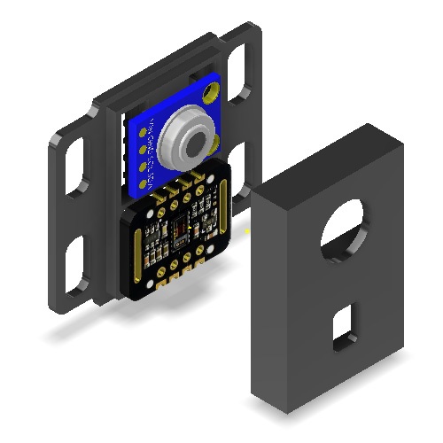 Case GY-906 MLX90614 MAX30102 Heart Rate Pulse Sensor Infrared ...