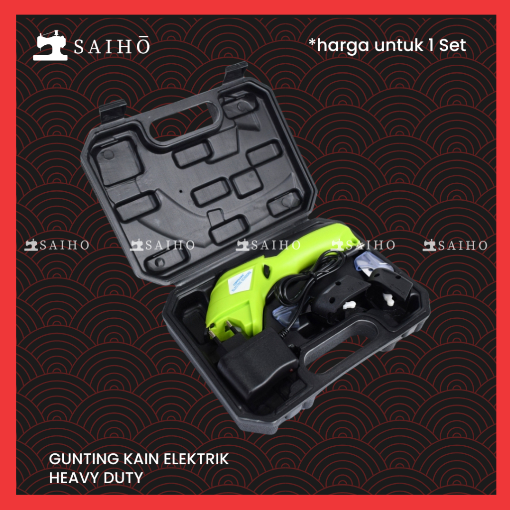 Heavy Duty Electric Fabric Scissors / Electric Fabric Scissor Auto Cutter WBM C-190 | Shopee ...